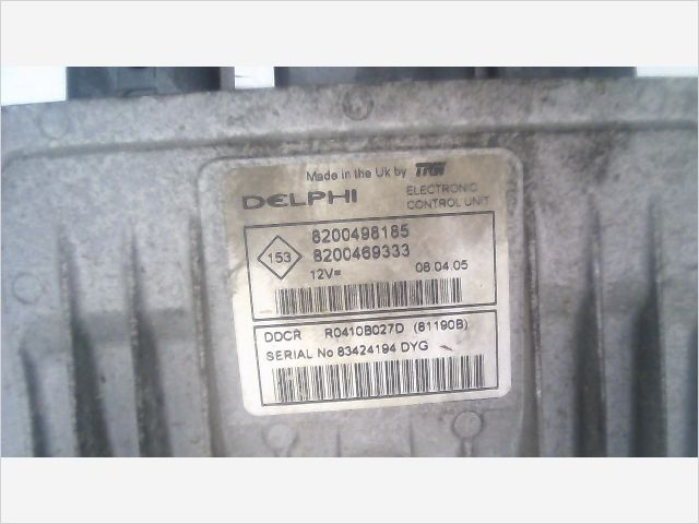Calculateur moteur occasion RENAULT CLIO II Phase 2 - 1.5 DCI 55ch - Auto Casse Bouvier
